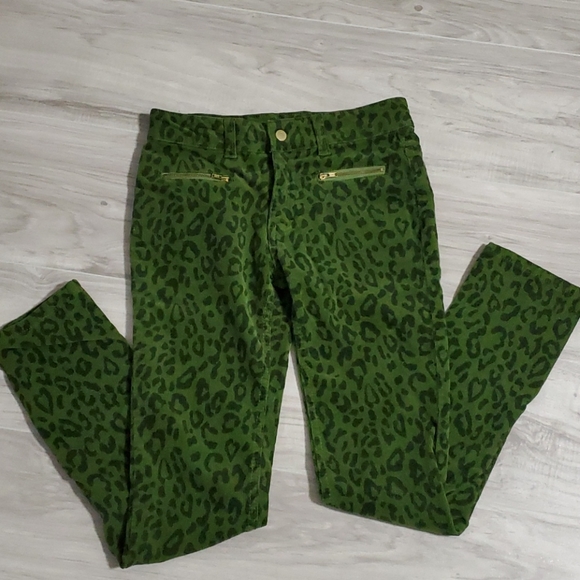 Hartstrings | Bottoms | Heartstrings Girls Green Cheetah Corduroy Pants ...